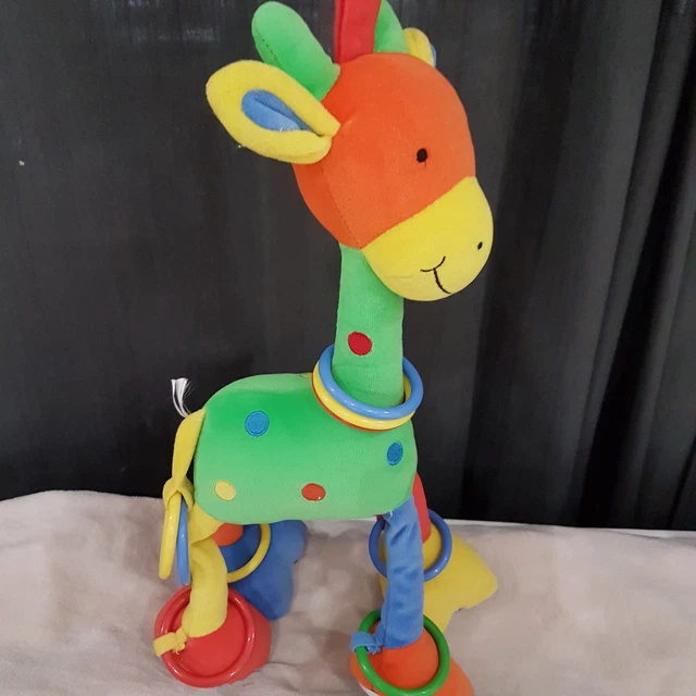 JELLYCAT HOOPY LOOPY giraffe soft toy plush sensory pony horse activity ...