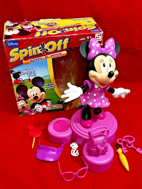 OFFICIAL DISNEY MICKEY Mouse Clubhouse Minnie Spin Off Game - Used ...