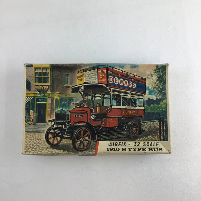 AIRFIX 1910 B Type Bus Plastic Collectors Kit 1:32 Scale Series 5 £24. ...