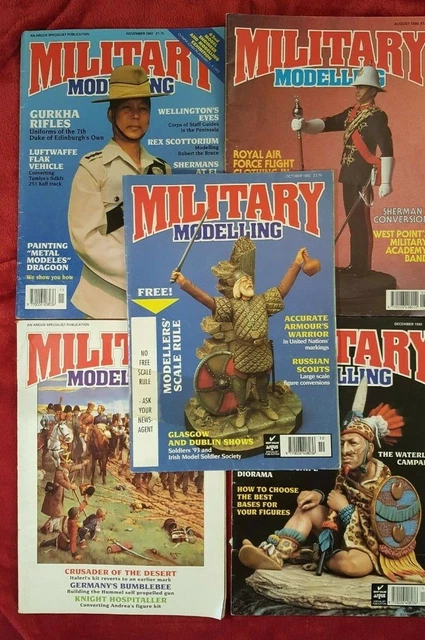 MILITARY MODELLING MAGAZINE x 5 Bundle 1990's Classic Model Hobby £8.05 ...