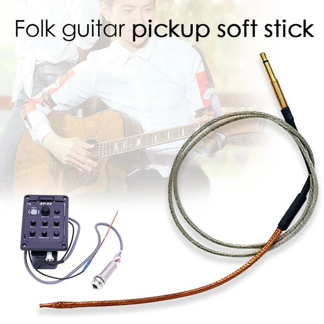 STICK PIEZO PICKUP Electric Film Sensor Guitar Pickup Folk Acoustic ...