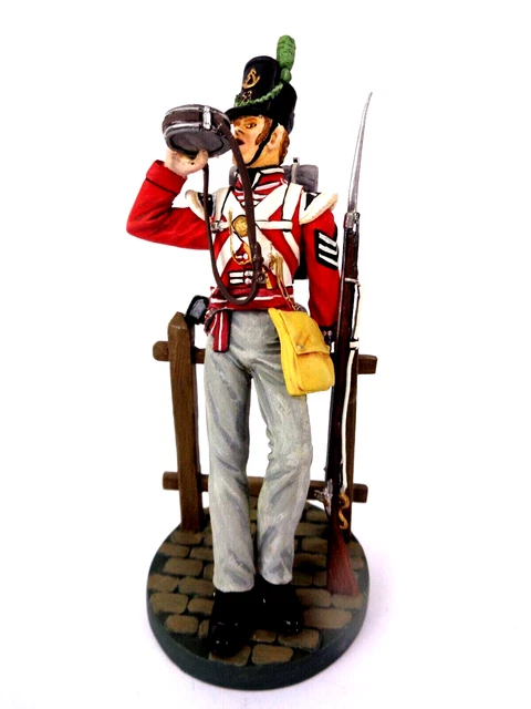 ALMOND SCULPTURES 90MM British Light Infantry 53rd Metal Kit Figure ...