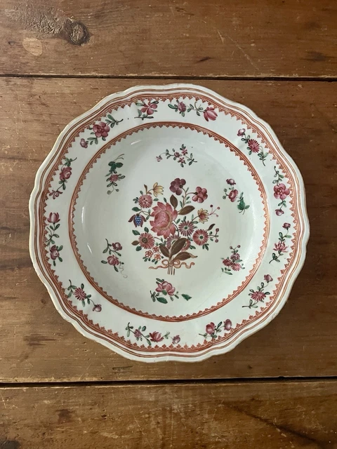 ANTIQUE 18TH CENTURY Famille Rose Chinese Porcelain Plate £96.87 ...