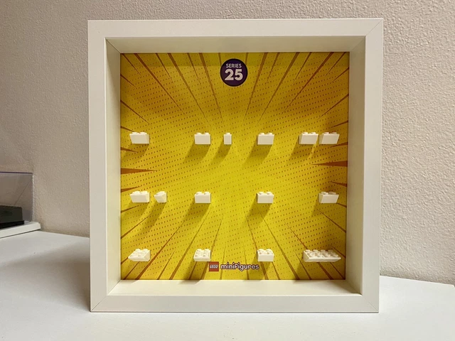 CORNICE DISPLAY CASE adatta per Lego Minifigures Serie 25 71045 FRAME ...