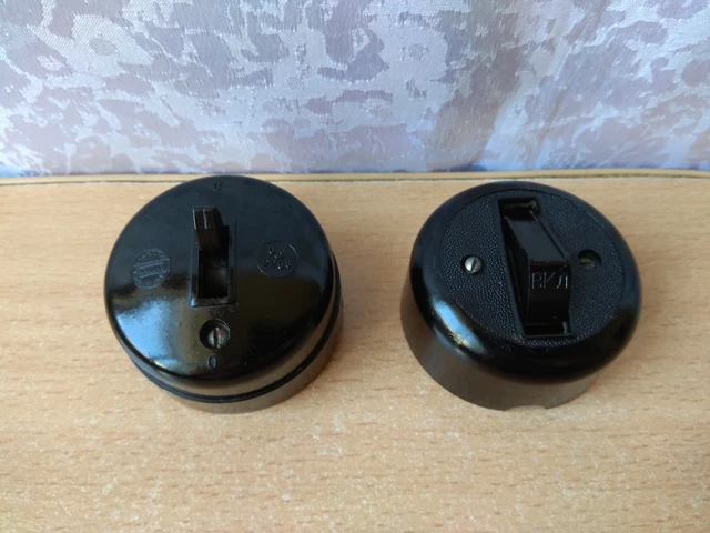 VINTAGE SOVIET BAKELITE switch for surface wiring 1950s retro ...