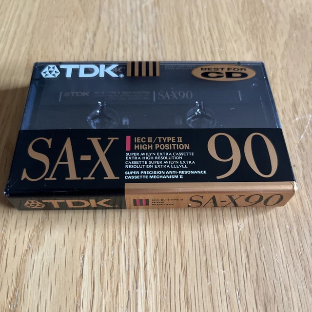 TDK SA-X 90 High Bias IEC II / Type II Blank Cassette Tape New Sealed £8.84 - PicClick UK