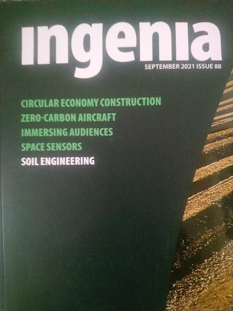 INGENIA ENGINEERING MAGAZINE issue 88, 2021 Circular economy ...