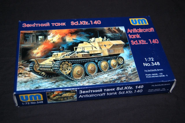 UM MODELS 1/72 Scale Sd.Kfz.140 Flakpanzer 38(t) Model Kit £0.99 ...