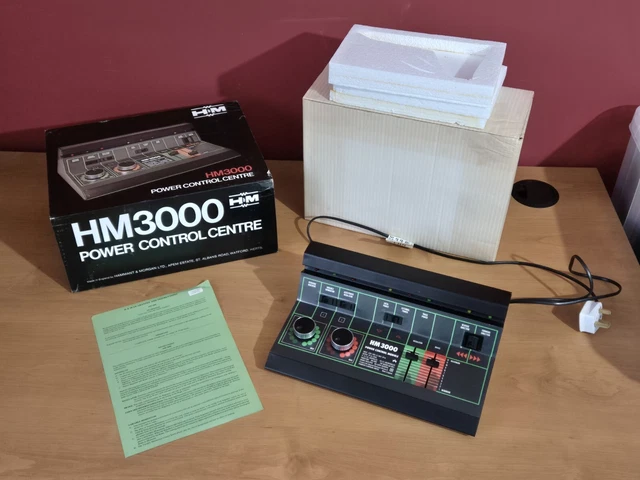 HAMMANT & MORGAN H&M HM3000 Power Control Centre Model Railway Speed ...