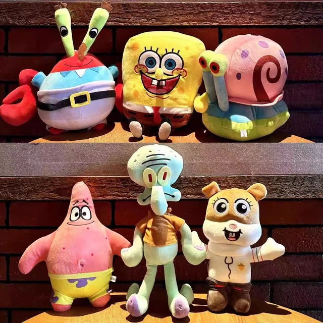 SPONGEBOB PLUSH TOY Teddy Kids Cartoon Gift Soft Stuffed Doll Patrick ...