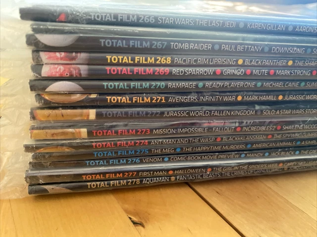 13 X TOTAL Film Subscriber Covers 2018 Full Year Issues 266 - 278 £39. ...