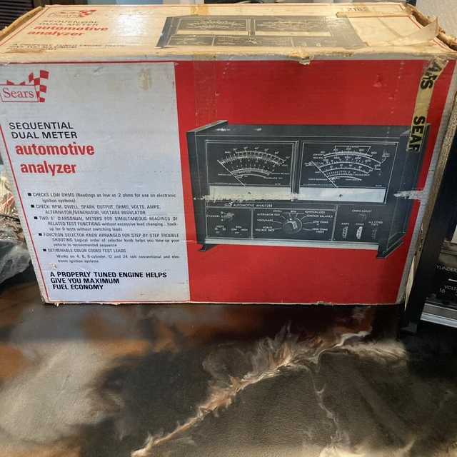 SEARS CRAFTSMAN SEQUENTIAL Dual Automotive Engine Analyzer 28-2182 New ...