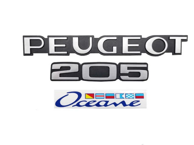LOGO PEUGEOT 205 Océane lot de 3 logos EUR 43,89 - PicClick FR