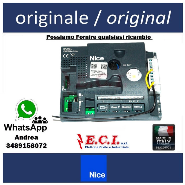 NICE SPTNA1R10 PIÈCE Détachée Carte De Commande TEN EUR 182,70 - PicClick FR