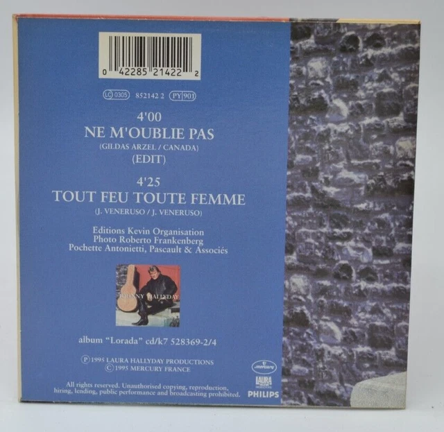 Ne Moublie Pas Johnny Hallyday Cd 2 Titres Eur 6 49 Picclick Fr