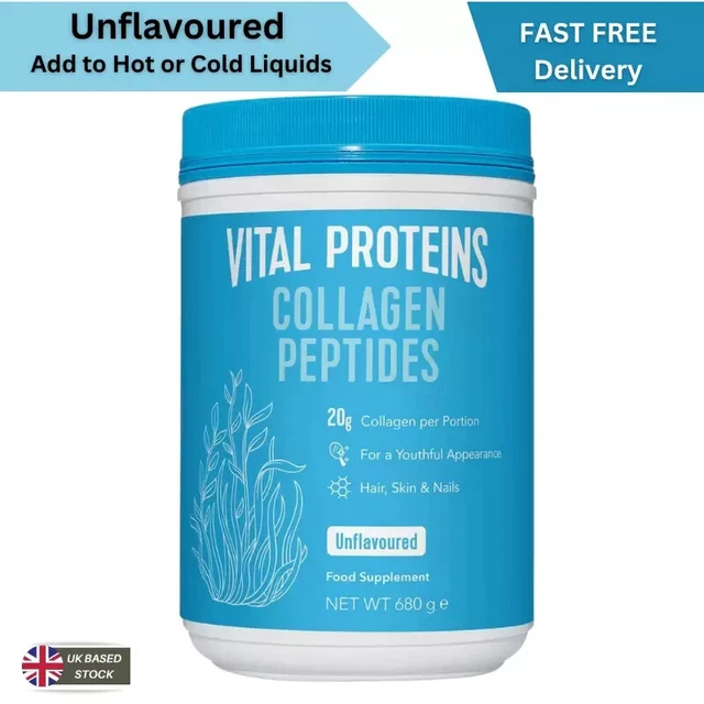 VITAL PROTEINS COLLAGEN Soluble Peptides Powder Supplements Unflavoured ...
