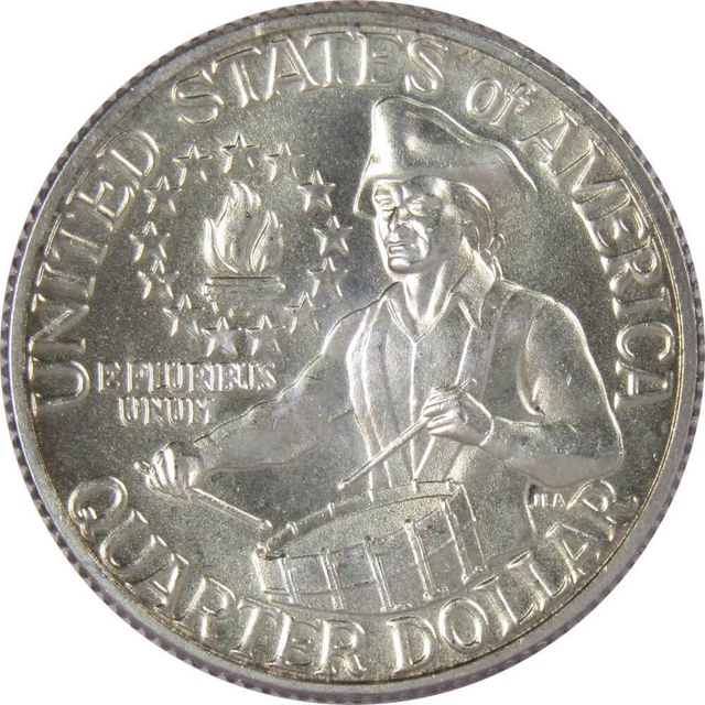 1976 S WASHINGTON Bicentennial Quarter BU Uncirculated 40% Silver 25c ...