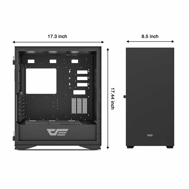 DARKFLASH DLX22 NEO E-ATX/ATX/MATX Computer Gaming Case Mid-Tower ...