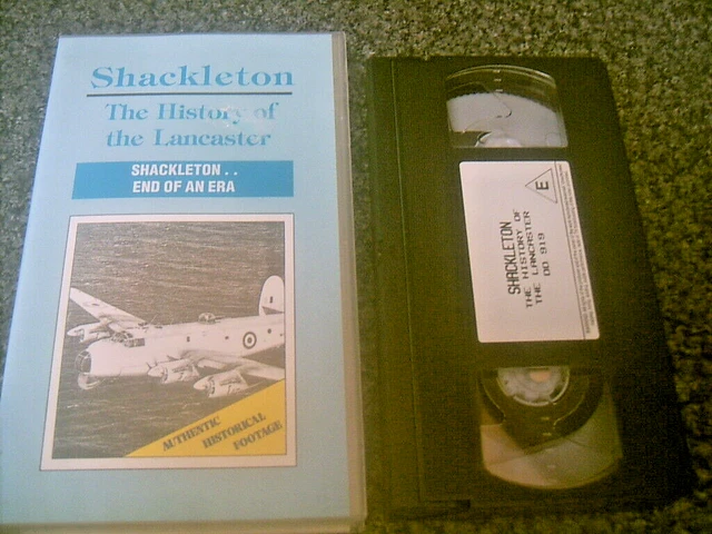 SHACKLETON-THE HISTORY OF The Lancaster-Vhs Tape-Authentic Historical ...