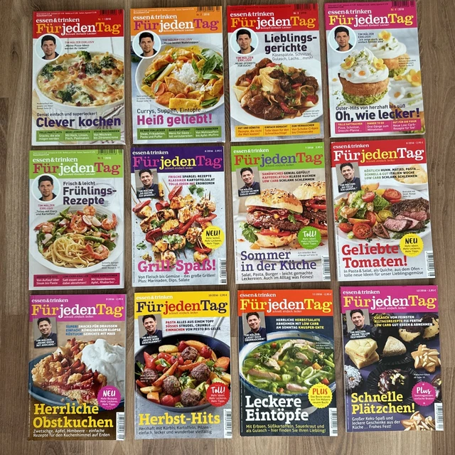 12 HEFTE ESSEN und Trinken für jeden Tag - Rezepte - Tim Mälzer Kochen ...