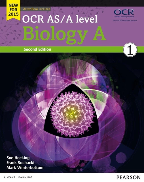 OCR AS/A LEVEL Biology A Student Book 1 + ActiveBook by Sue Hocking ...