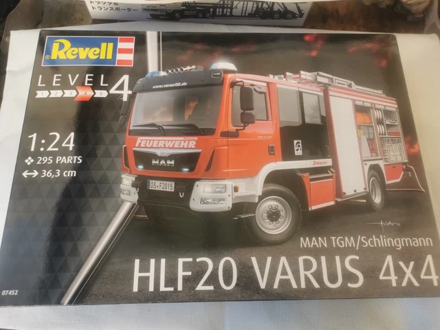 1/24 MAN TGM/SCHLINGMANN HLF20 VARUS 4X4 REVELL Fire Truck Model £71.89 ...