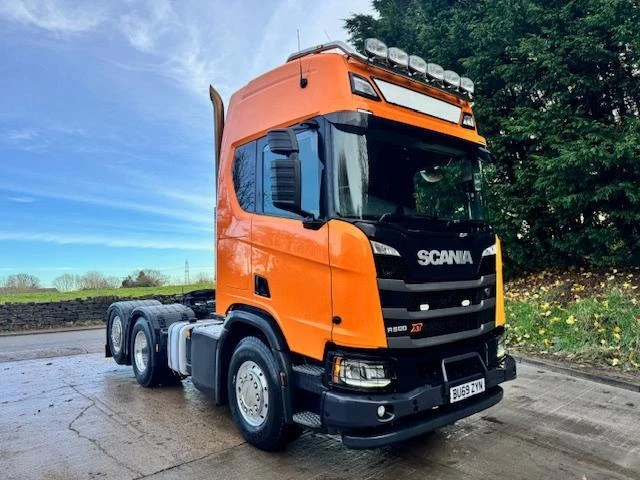 2019 69 SCANIA R500 XT Euro 6 6x2 rear lift tractor unit hydraulics ...