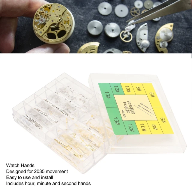 WATCH HOUR MINUTE Second Hands Replacement Watch Hands Parts For 2035 ...