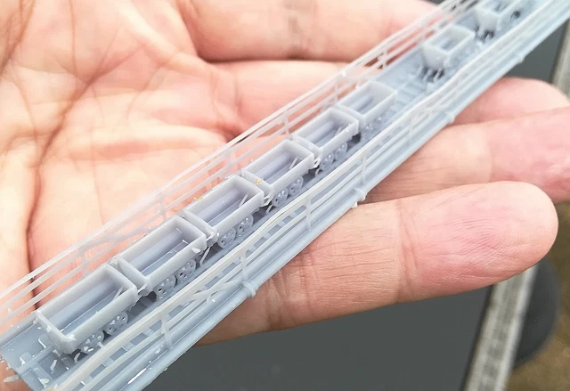 3D PRINTED COLLIERY tram bridge including tramload N gauge 2mm scale £ ...