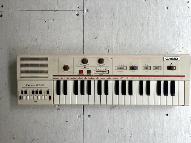 CASIO CASIOTONE MT-40 Vintage 1981 Electronic Keyboard £0.99 - PicClick UK