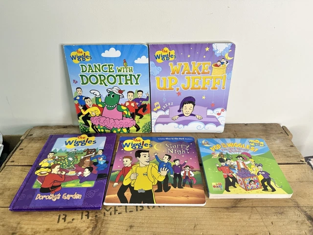 THE WIGGLES BOOK Bundle Original Cast Dance With Dorothy Garden Greg ...