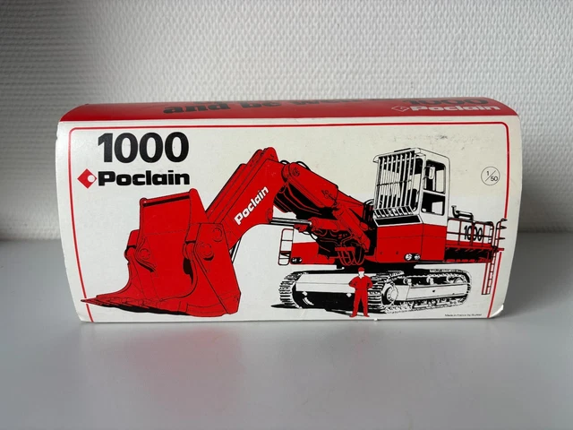 POCLAIN KETTENBAGGER 1000 HL mit großer Kabine Sijam 1:50 OVP EUR 93,00 ...