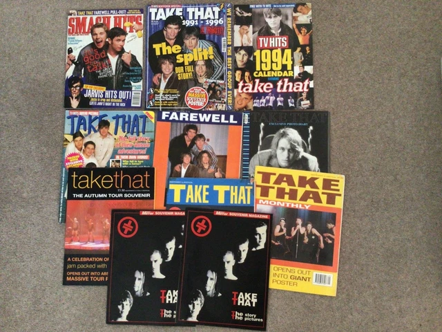 TAKE THAT MIXED Bundle - Various Magazines, Posters, Calendars Etc ...