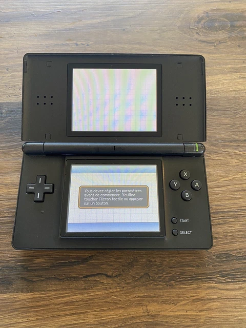 CONSOLE NINTENDO DS LITE Blue/Black PAL USG-001 FONCTIONNELLE BON ÉTAT ...