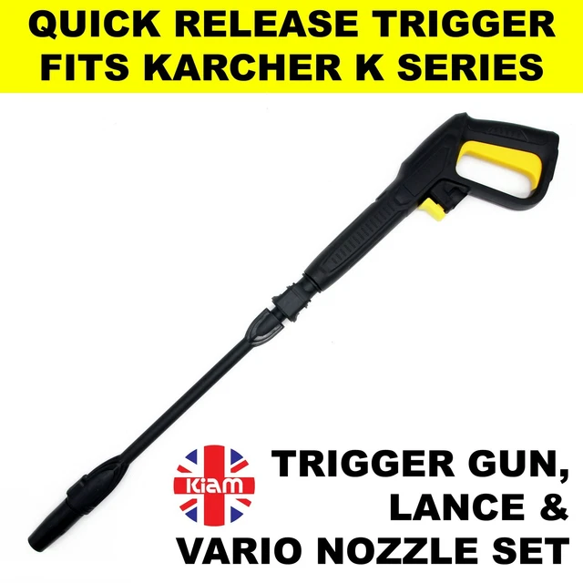 KARCHER K4 TRIGGER Gun Lance Vario Quick Release for Pressure Jet Washer £24.95 - PicClick UK