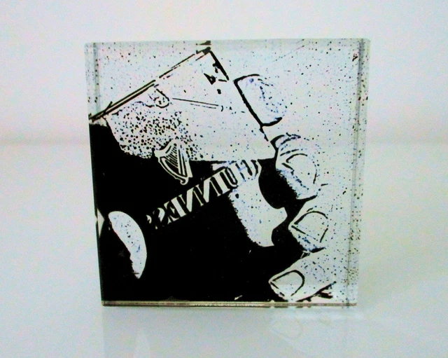 GUINNESS CRYSTAL BLOCK, Paper Weight. Boxed. Excellent Condition. £5.45 ...