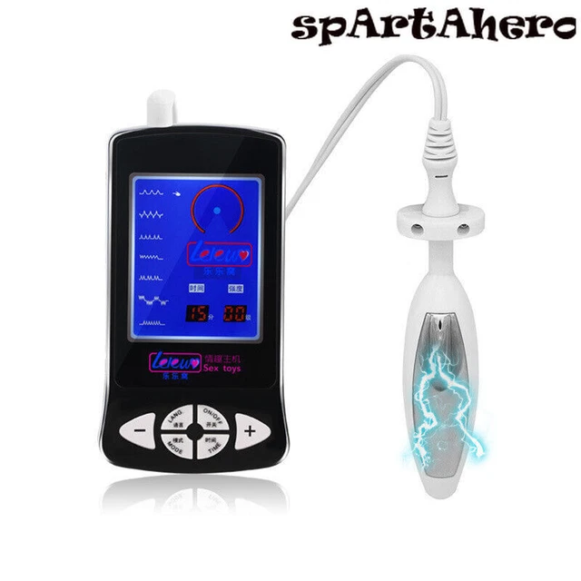 TORPEDO PLUG LOOPS Therapy Set Control Shock Male E Stim Silicone ...