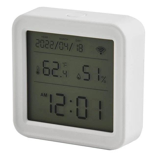 WIFI THERMOMETER REAL-TIME Monitoring Room Temperature Sensor High ...