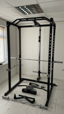 MIRAFIT M100 POWER Rack With Pulley Sysyem & Accessories £850.00 ...