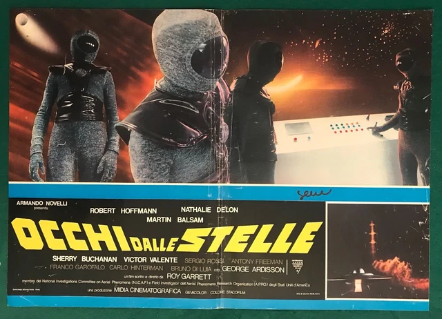 FOTOBUSTA ORIGINALE OCCHI Dalle Stelle Garrett Hoffman Delon Balsam Sci ...