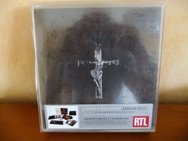 CD+DVD+SP JOHNNY HALLYDAY coffret collector "jamais seul" scellé N°03689 EUR 60,00 - PicClick FR