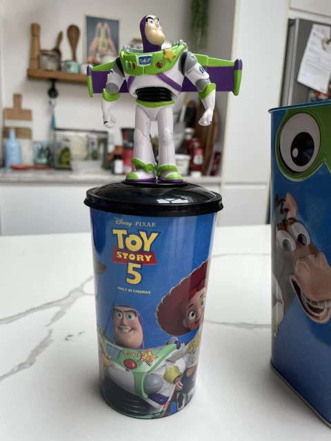TOY STORY 5 Odeon 2026 Collectors Popcorn Bucket Tin Cup Buzz Lightyear ...
