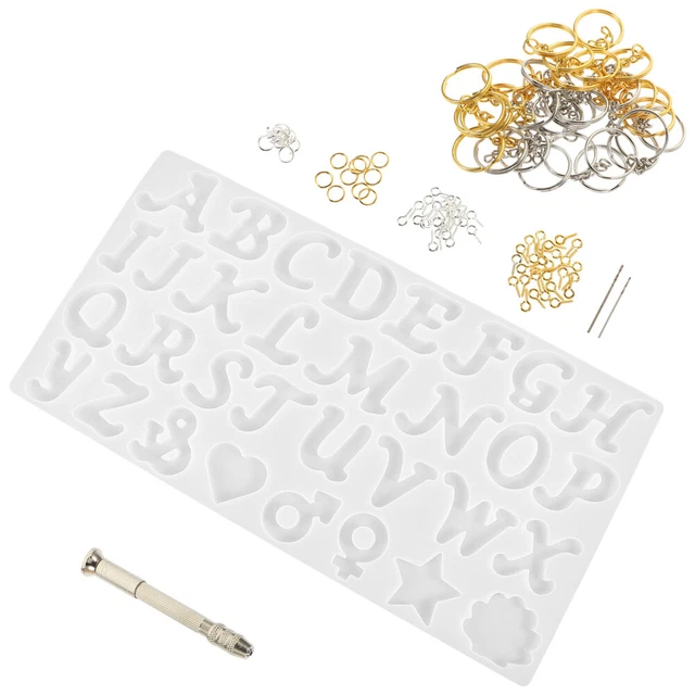 MOULE ALPHABET RESINE Epoxy Ensemble De Matrices Alphabétiques Pour ...