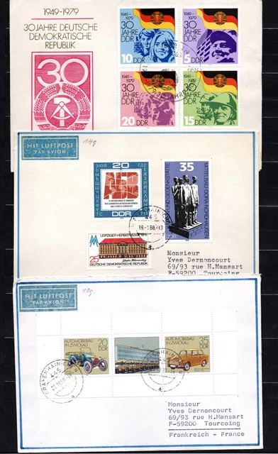 RDA 3 ENVELOPPES 1er JOUR DES TIMBRES de 1979 LOT 1 EUR 1,00 - PicClick FR