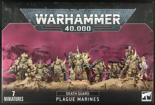 40K CHAOS DEATH Guard Plague Marines x7. Warhammer 40,000. New. BNIB ...