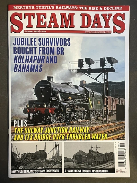 STEAM DAYS MAGAZINE Issue January 2025 £10.49 - PicClick UK