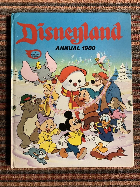 VINTAGE DISNEY DISNEYLAND 1980 Annual Book Mickey Mouse Donald Duck ...