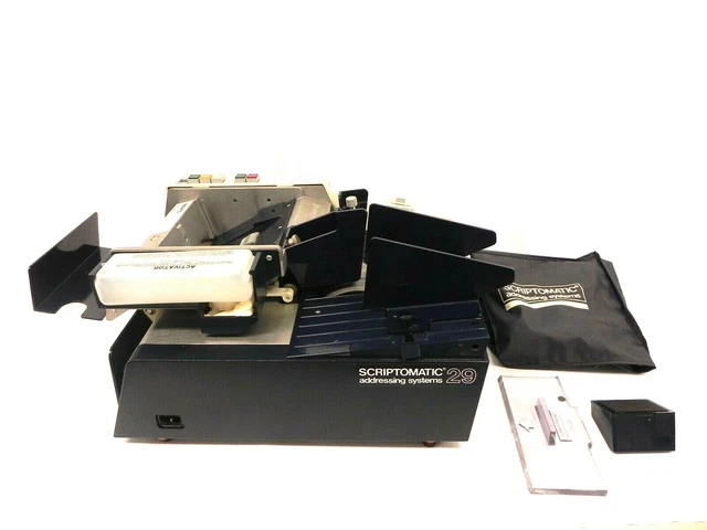 SCRIPTOMATIC 29 ADDRESSING System 20/30 TESTED PARTS #5198 $101.11 ...