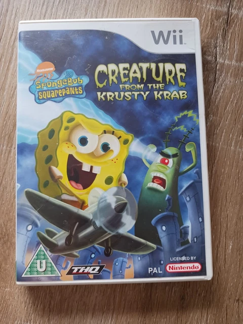 SPONGEBOB SQUAREPANTS CREATURE From The Krusty Krab Nintendo Wii Game £ ...