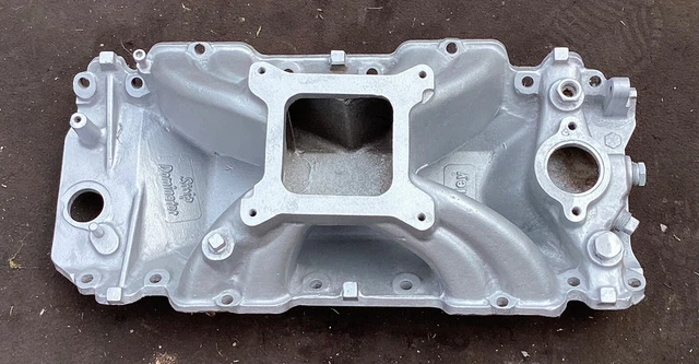HOLLEY BBC CHEVY INTAKE MANIFOLD STRIP DOMINATOR 454 396 427 4150 big ...